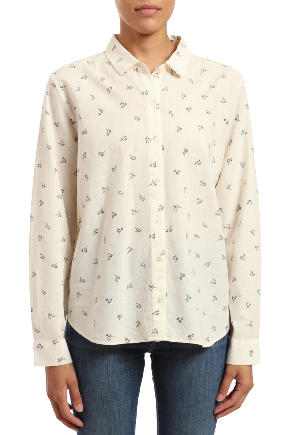 Long Sleeve Flower Print Button Up – The Chiffarobe