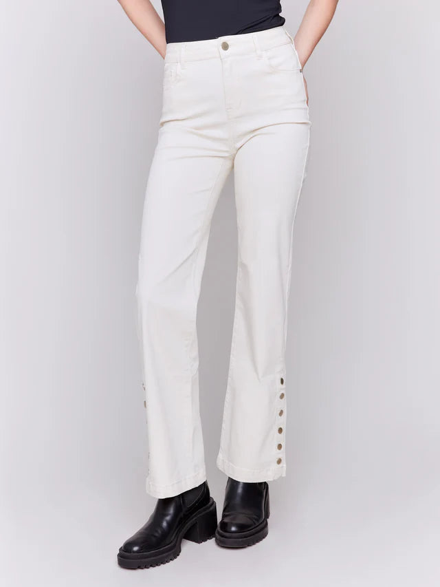 Side Button Flare Leg Pant – The Chiffarobe