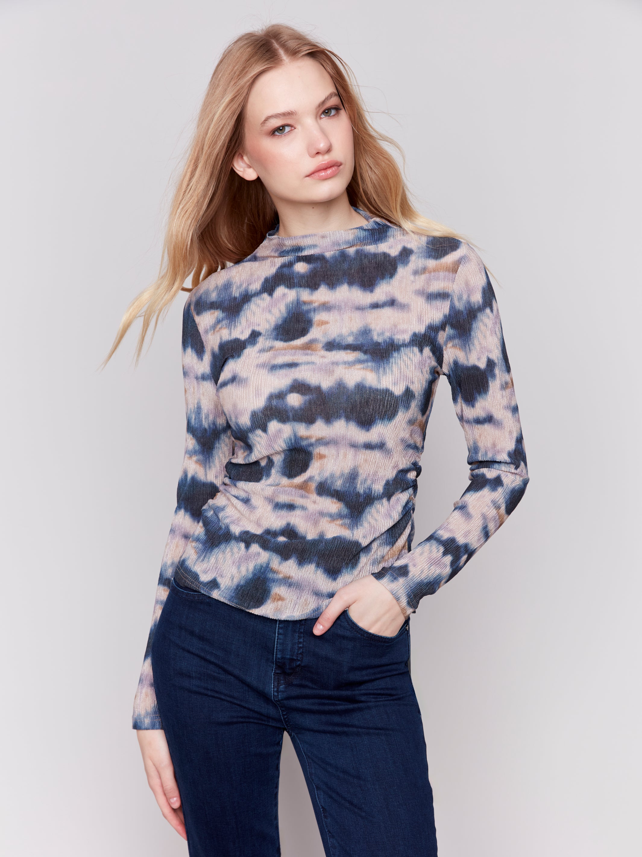 Mock Neck Basic Top – The Chiffarobe