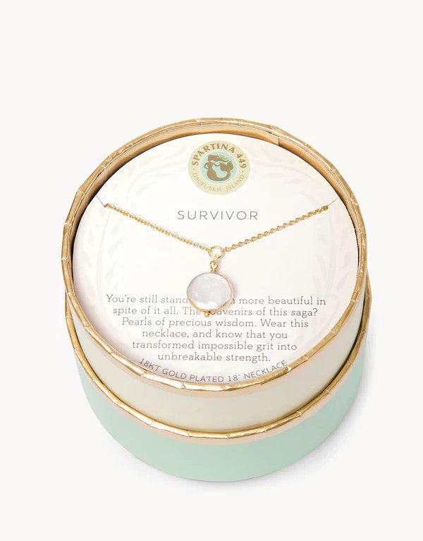 Survivor/Coin Pearl Necklace – The Chiffarobe
