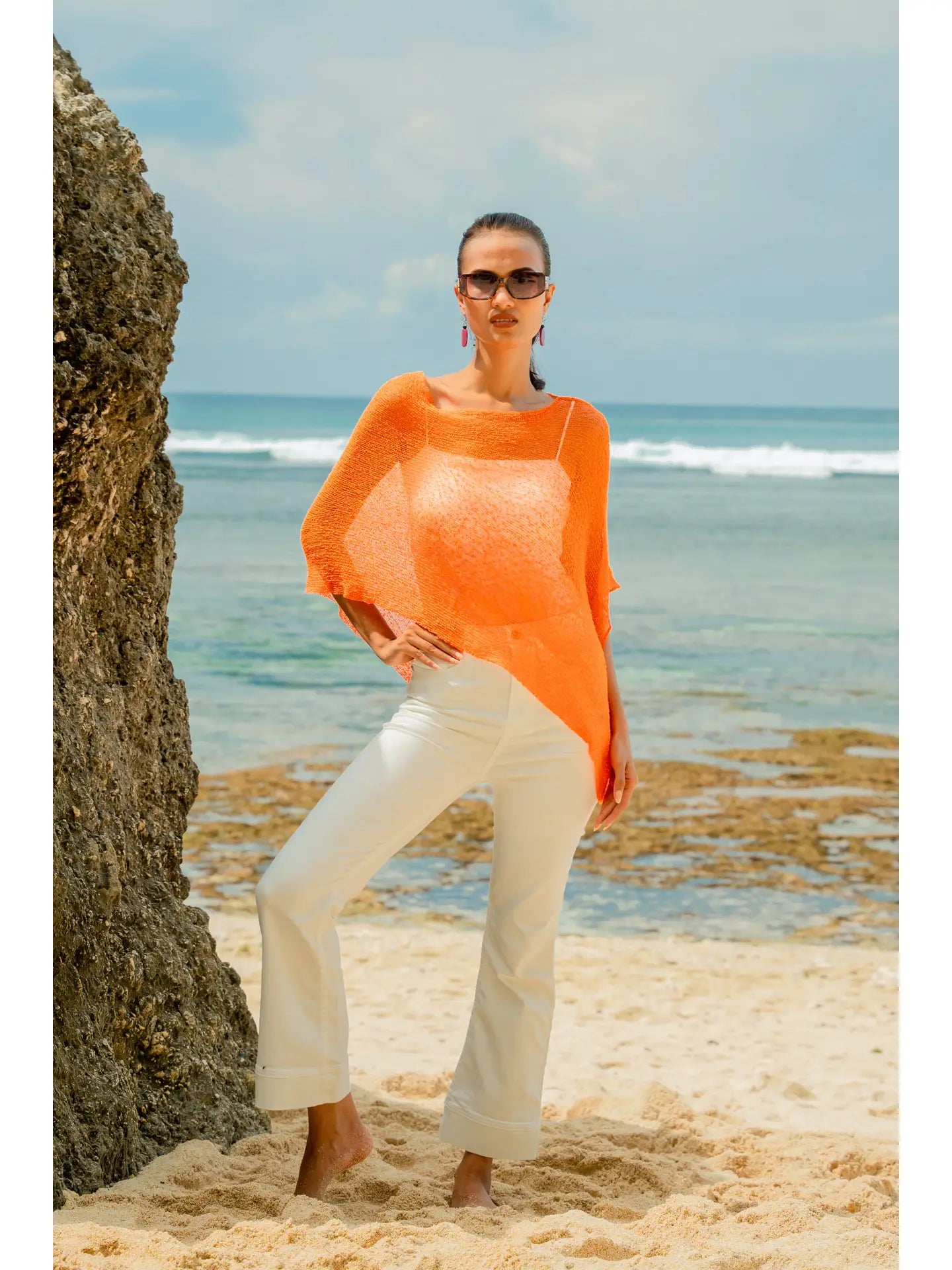 Sheer Mesh Poncho – The Chiffarobe